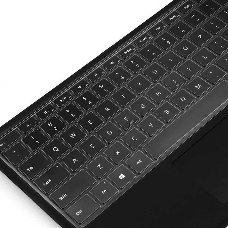 Keyboard Cover for Microsoft Surface Pro 7 / 6 / 5 / 4 (Clear)